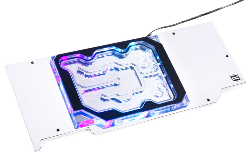 Backplates for graphics card water coolers