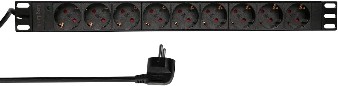 Mehrfachsteckdose 9 Fach für 19" Servergehäuse ohne Schalter » | Aquatuning