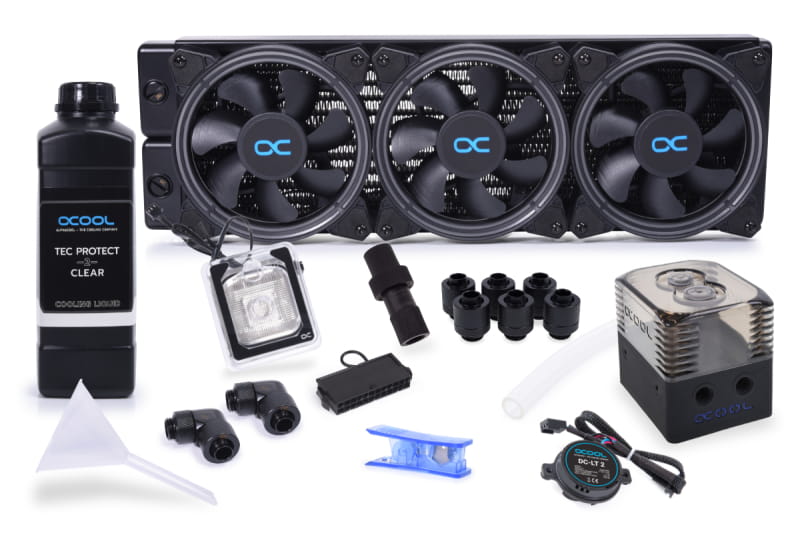 Complete water cooling set