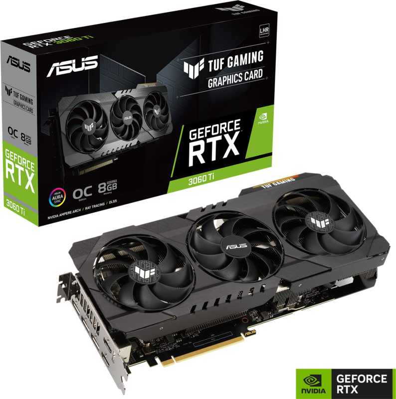 ASUS TUF GAMING GEFORCE RTX 3060TI 8GB OC Edition | Aquatuning