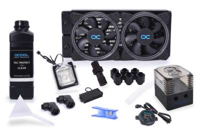 Complete water cooling set