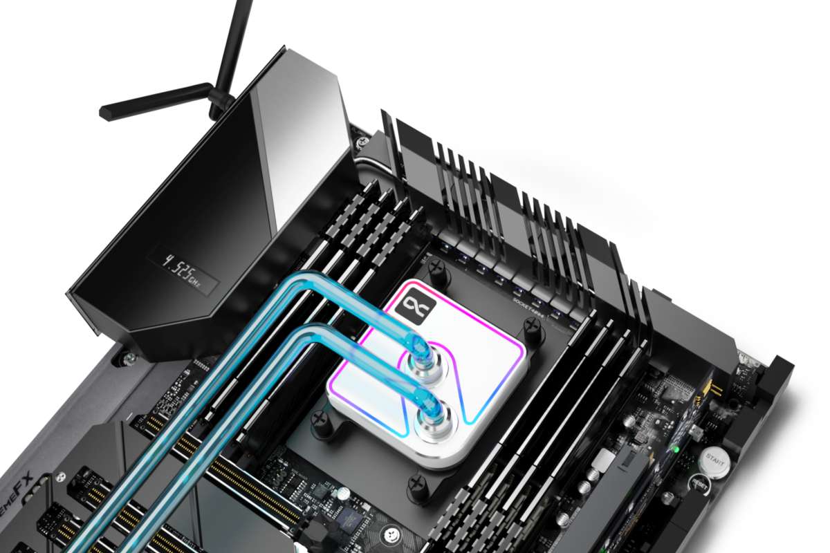 Silber Aurora CORE 1 Prozessorkühler, AMD & Intel | Alphacool