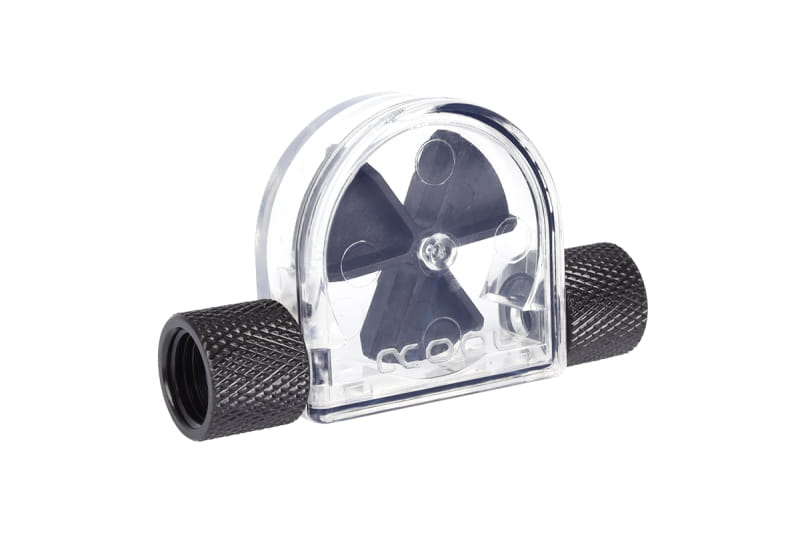 Alphacool Eisfluegel flow indicator black G1/4 IG - acrylic | Alphacool