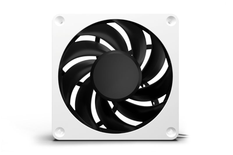 Apex Stealth Alphacool Metal Fan - White 120mm | Alphacool