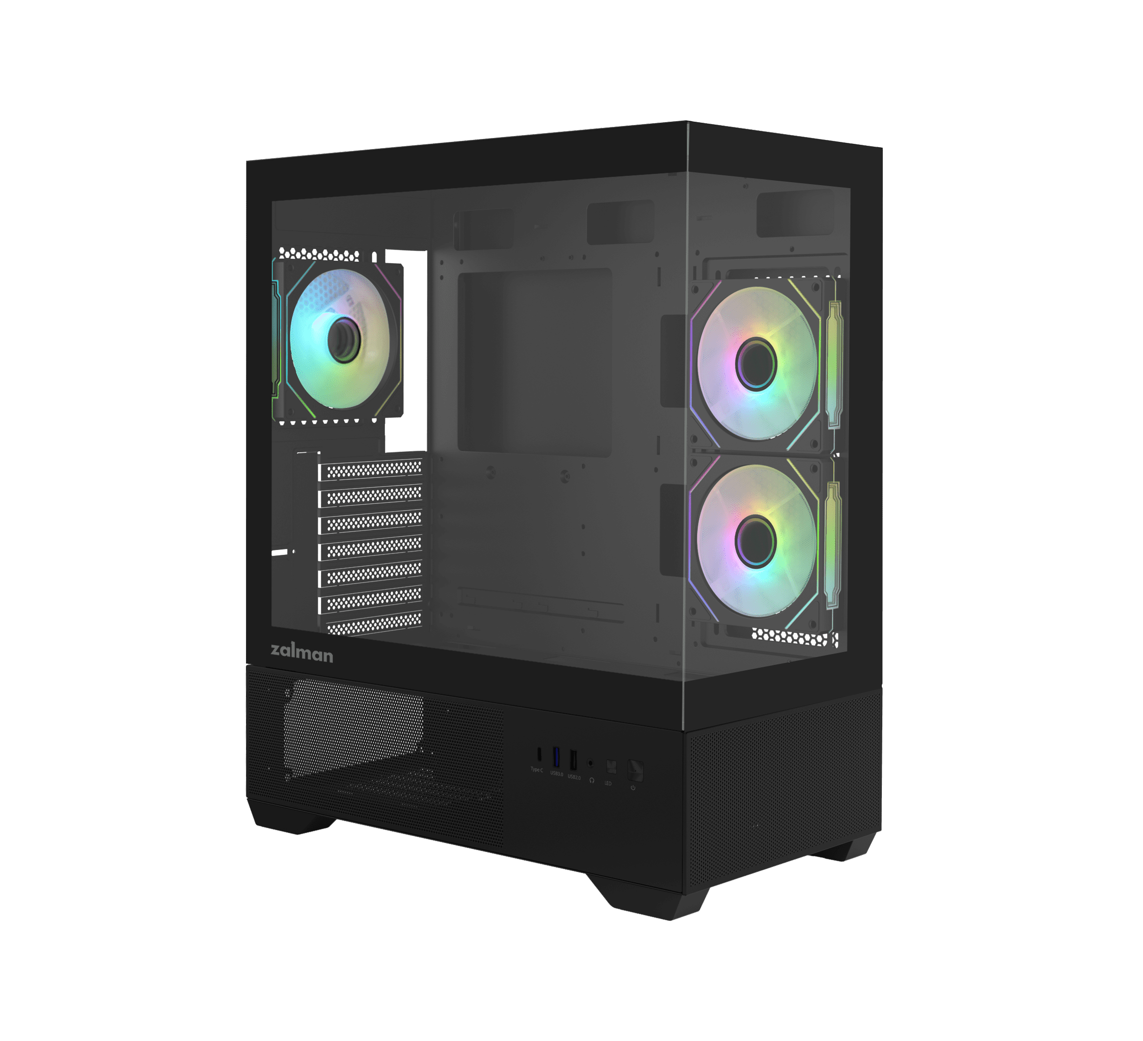 GHE Zalman CHRONIX PC-Gehäuse, Midi-Tower - Schwarz | Alojamiento | Caja y hardware | Aquatuning