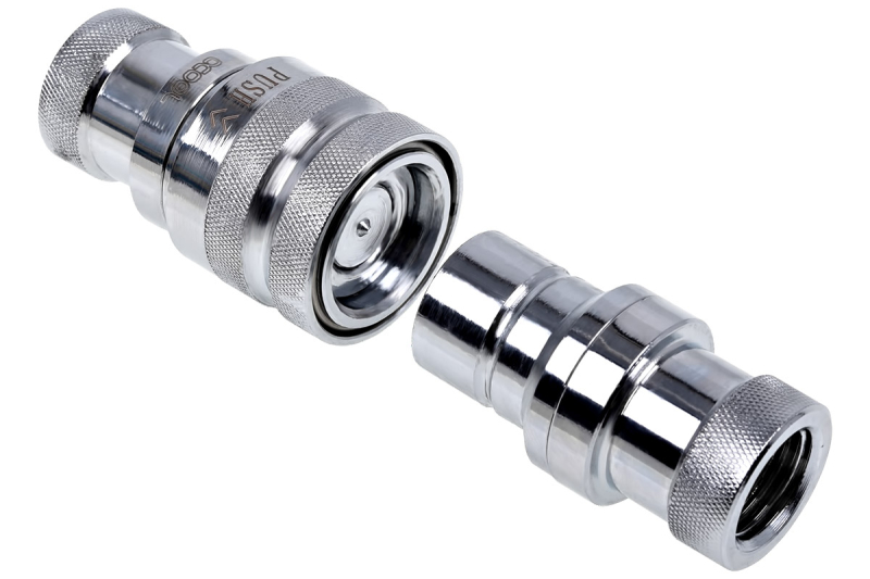 Alphacool Eiszapfen quick release coupling set G1/4 IG - Chrome | Alphacool