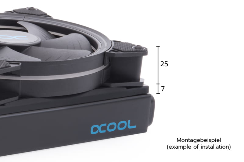 140 mm fan shroud and decoupler | Aquatuning