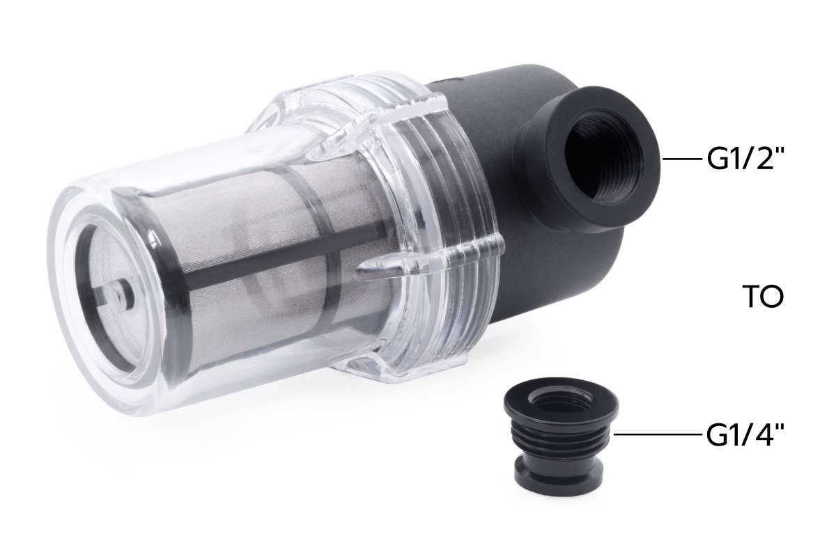 Partikelfilter Big Inline G1/4" IG für Wasserkühlung