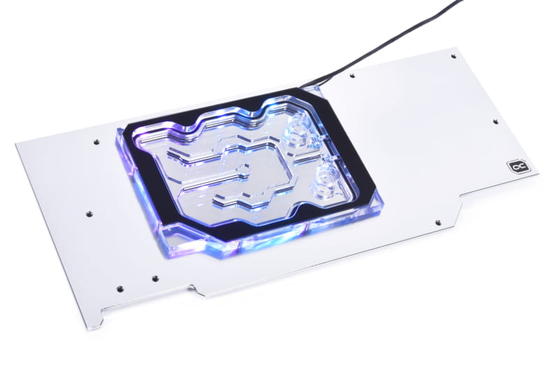 Backplates for graphics card water coolers