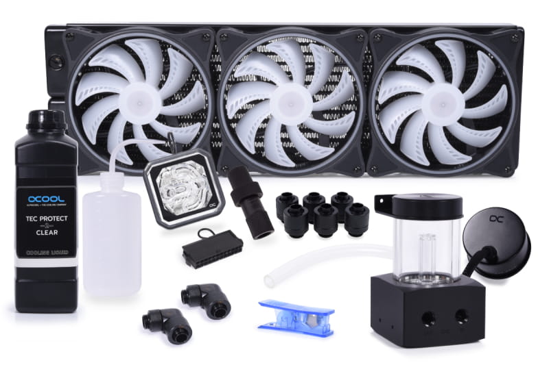 Complete water cooling set