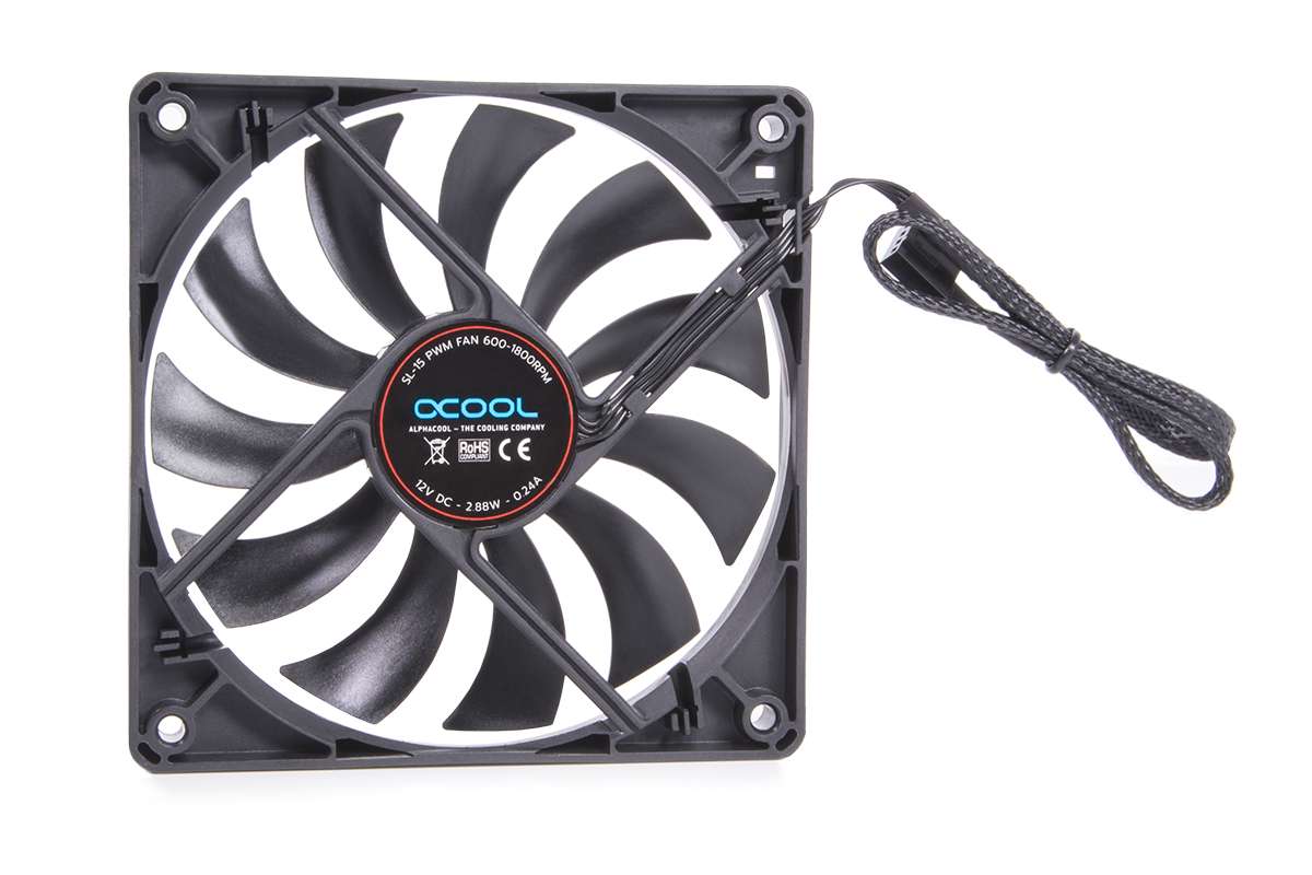 120mm Alphacool Slim PWM fan with 15mm frame | Alphacool